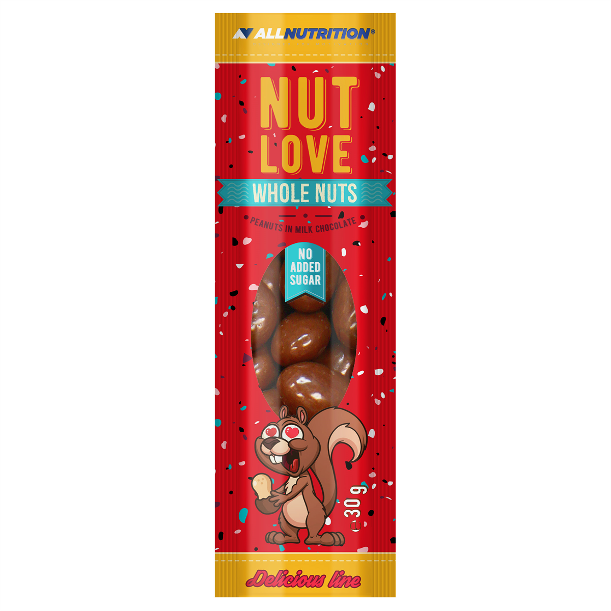 Nutlove Wholenuts - Arachidy W Mlecznej Czekoladzie 30g - ALLNUTRITION ...